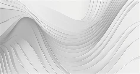 Premium Photo Modern Abstract White Waves Design Background