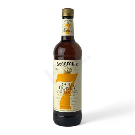 Seagrams 7 Crown Dark Honey Whiskey 750ml High End Liquor