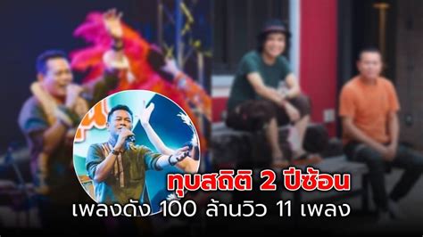 มนต์แคน แก่นคูน ทุบสถิติ 2 ปีซ้อน มีเพลงเกิน 100 ล้านวิว 11 เพลง มากที่สุดในไทย