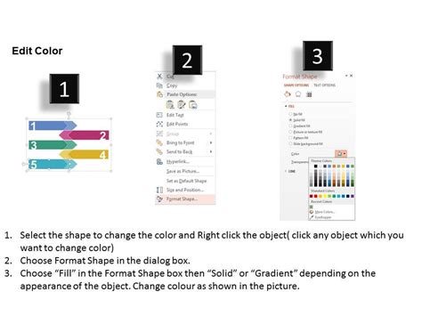 Five Numeric Tags And Icons Powerpoint Template