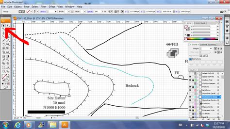 elfshot putting tick marks on contour lines