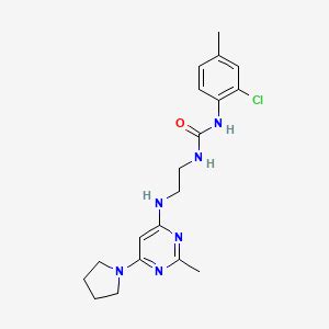 1 2 Chloro 4 Methylphenyl 3 2 2 Methyl 6 Pyrrolidin 1 Yl