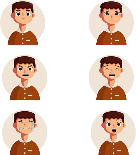 Premium Vector Boys Expressions
