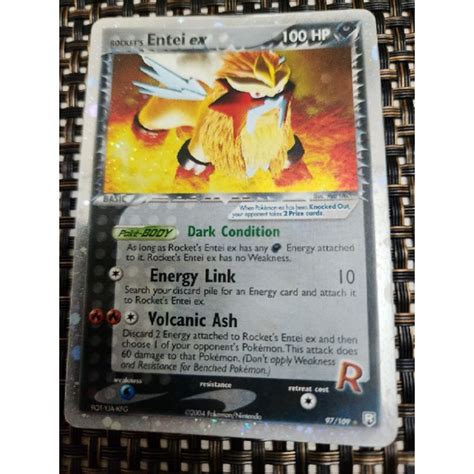 Rockets Entei Ex Team Rocket Returns Ultra Rare Pokemon Tcg