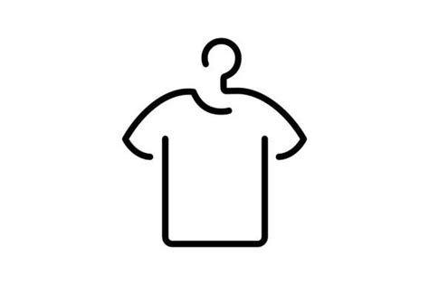 Vector Thin Line T Shirt Icon Graphic By Deniprianggono78 · Creative