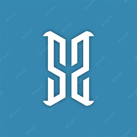 더블 S 로고 프리미엄 벡터