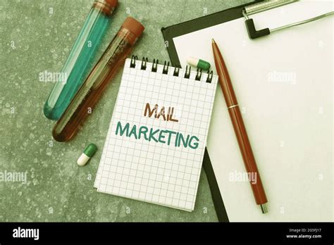 Writing Displaying Text Mail Marketing Concept Meaning Sending A