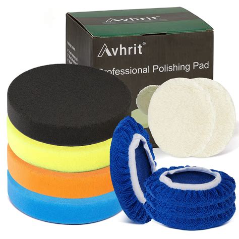 Avhrit Polishing Pads Avhrit Orbital Buffer Polisher Pads 65 Inch