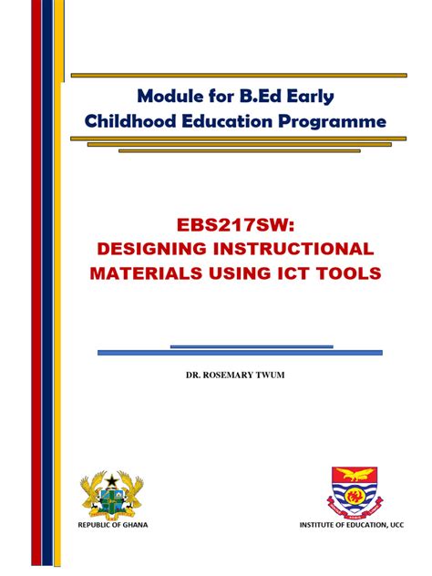 ebs 217sw designing instructional materials using ict pdf instructional design learning