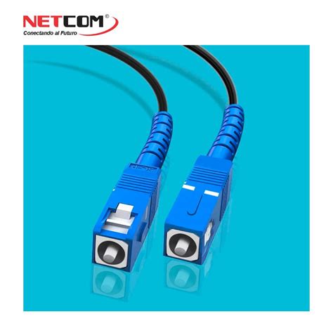 Cable De Red Patch Cord Fibra Optica Sc Upc Monomodo De 150 Metros