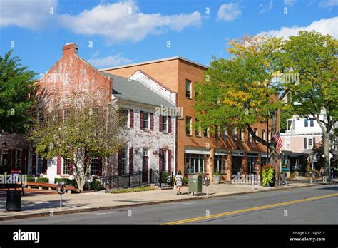 Princeton Nj 30 Sep 2020 View Of Buildings On Nassau Street In