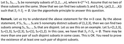 Solved Let S1s2dotssk ﻿be Nonempty Subsets Of