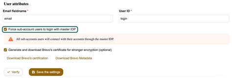 Configure Saml Single Sign On Sso With Brevo Home