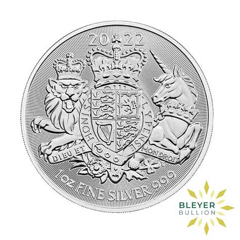 1oz Silver Uk Royal Arms Coin 2022