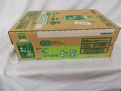 1円スタート サンガリア あなたのお茶 280ml×24本 賞味期限：2024年10月茶飲料｜売買されたオークション情報、yahooの商品