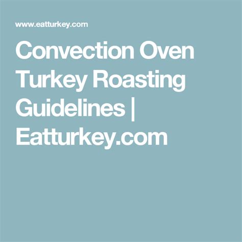 Roasting Fresh Turkey In Convection Oven At Nancy Sheridan Blog