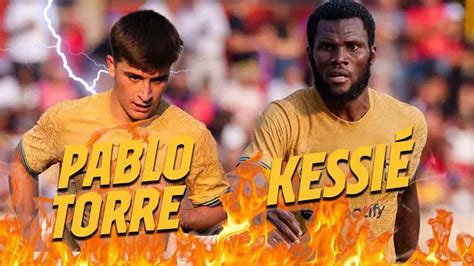 کلیپ باشگاه بارسلونا اولین بازی کیسی و پابلو توره