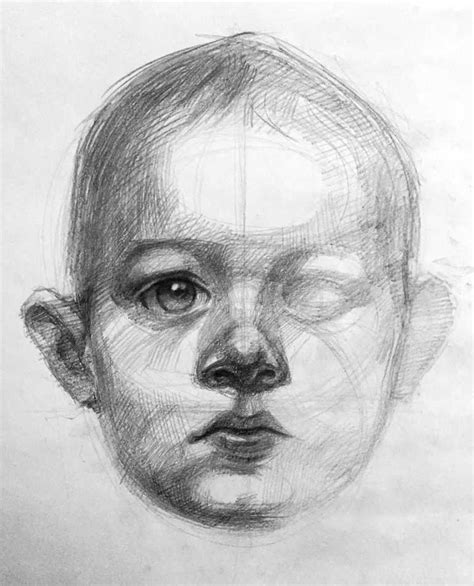 Как нарисовать ребенка пошагово делаем детское лицо и фигуру 125 фото и видео мастер класс