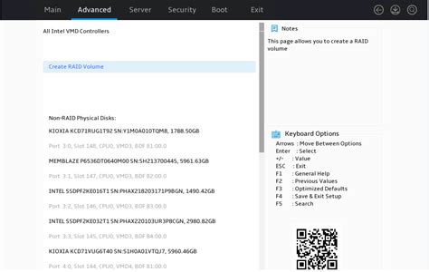 Support Configuring An NVMe VROC Module H C