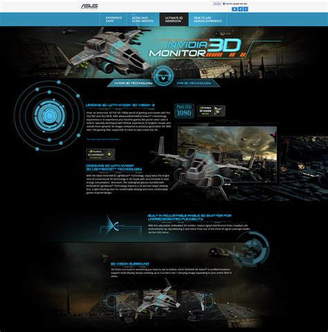 Asus Nvidia D Vg Gaming Monitor Behance