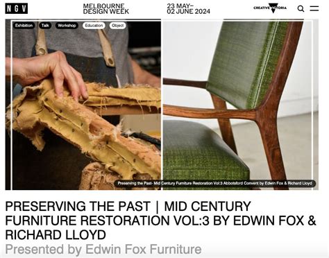 Edwin Fox On Linkedin Edwin Fox Furniture Public Event During The Ngv Melbourne Design Week…