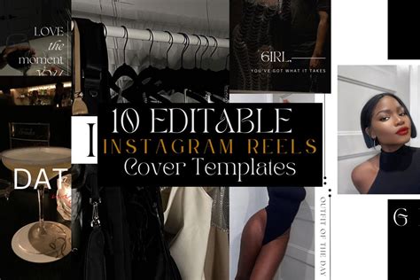 10 Instagram Reels Cover Templates Custom Canva Template For Luxury