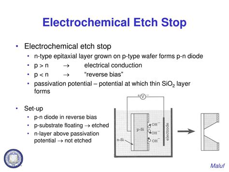 Ppt Mems Fabrication Process Flows And Bulk Silicon Etching