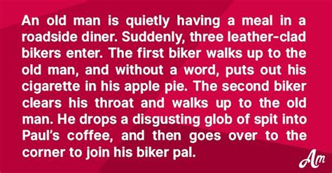 Joke Old Man Gets Harassed By 3 Bikers