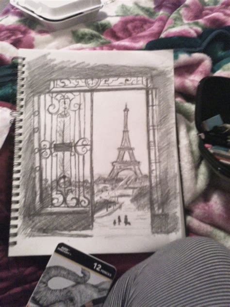 70 Easy And Beautiful Eiffel Tower Drawing And Sketches