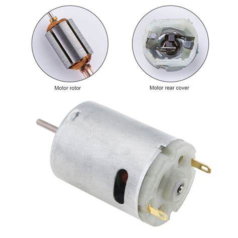 มอเตอร์แปลง RS385 12V 9800RPM 24V 15000RPM DC พร้อมแปรงคาร์บอน สําหรับ ...