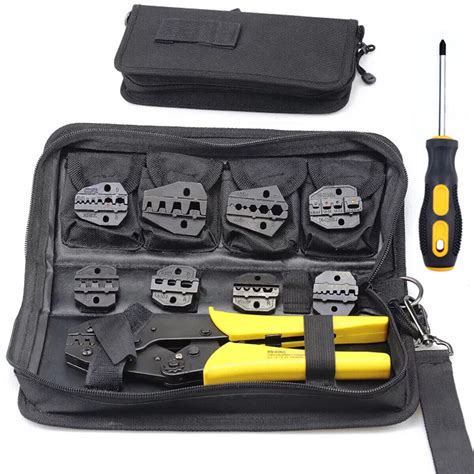 Insulated Cable Connectors Terminal Ratchet Crimping Tool Wire Crimper