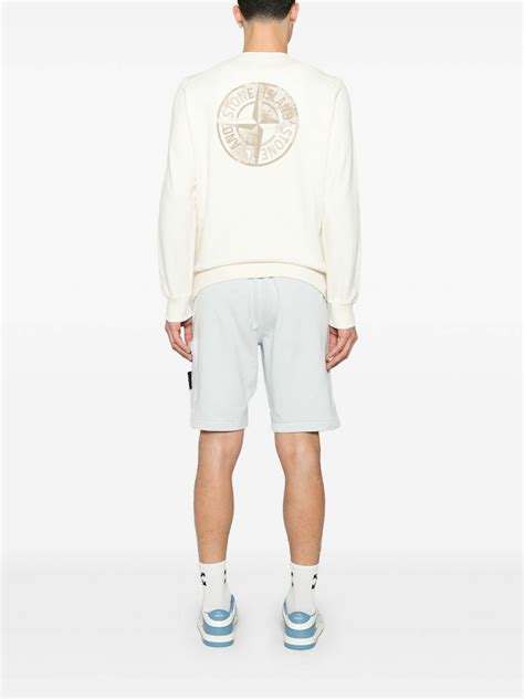 Stone Island Compass Motif Sweatshirt Stone Island