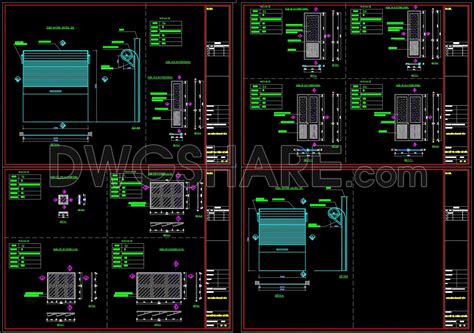 382free Cad Blocks Detail Doors Windows Dwg Download