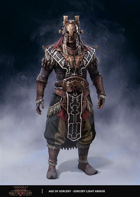 Conan Exiles Sorcery Armor Concept Art By Filipe Augusto R