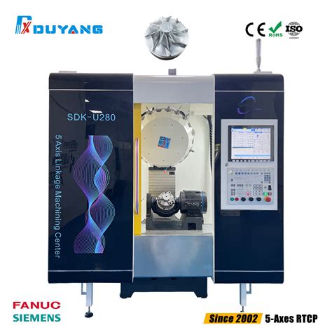 Fanuc CNC Five 5 Axes Rtcp Vertical Machining Center Lathe Milling