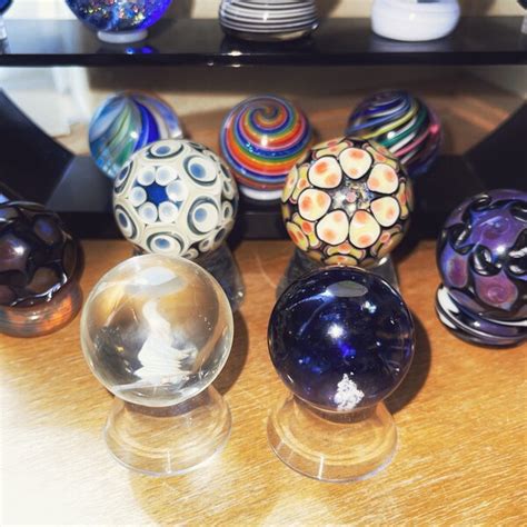 173 Blown Glass Marble Dot Stack Design T Art Glass Art Glass