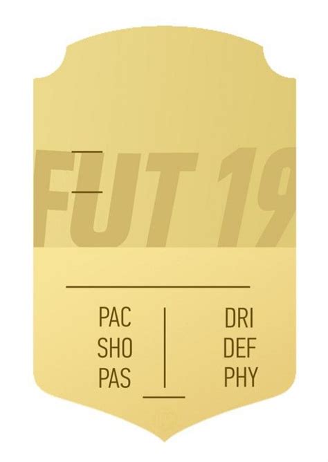 Blank Fifa 10 Card