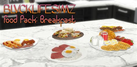 BLS FOOD PACK PT 1 BREAKFAST Blvck Life Simz On Tumblr