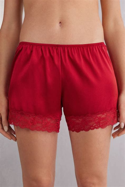 Silk Shorts With Lace Intimissimi