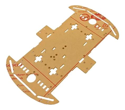 Chasis De Acrilico Para Carro Robot 4wd Mercadolibre