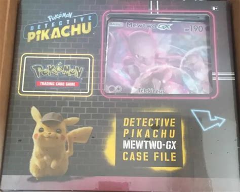 POKEMON DETECTIVE PIKACHU Mewtwo GX Case File Dossier Neuf Future Collector New EUR