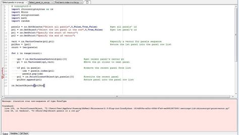 iteration over non sequence of type nonetype scripting mcneel forum