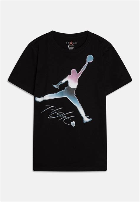 Jordan Jumpman Flight Chrome Tee Unisex T Shirt Imprimé Blacknoir