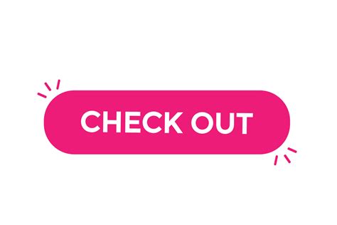 Check Out Button Vectorssign Label Speech Bubble Check Out 20951241