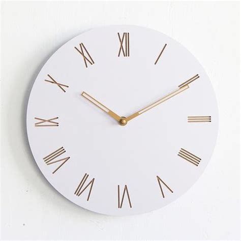 Moderne Wandklok Romeinse Cijfers Wit 29 Cm Klok Home Decor