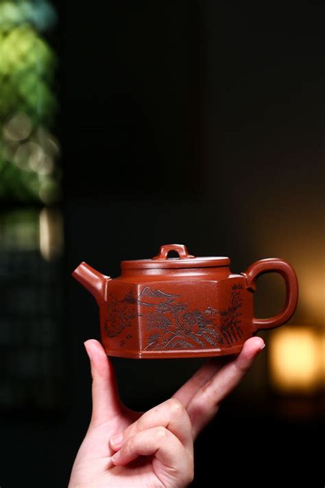 【六方井栏】汤莉 国家级工艺美术师 极品紫泥 220cc 宜人出品