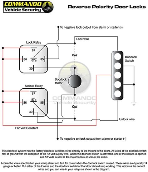 Positive Door Lock Relay Diagram