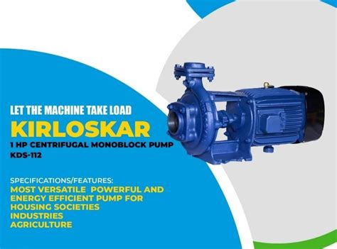 Kds Gmc Kirloskar Monoblock Water Pumps 50 Off