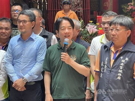 賴清德雲林拜廟拉票 蘇治芬、劉建國陪同拚連任 政治 中央社 Cna