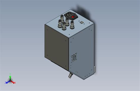 3d打印控制器盒 Step 模型图纸下载 懒石网